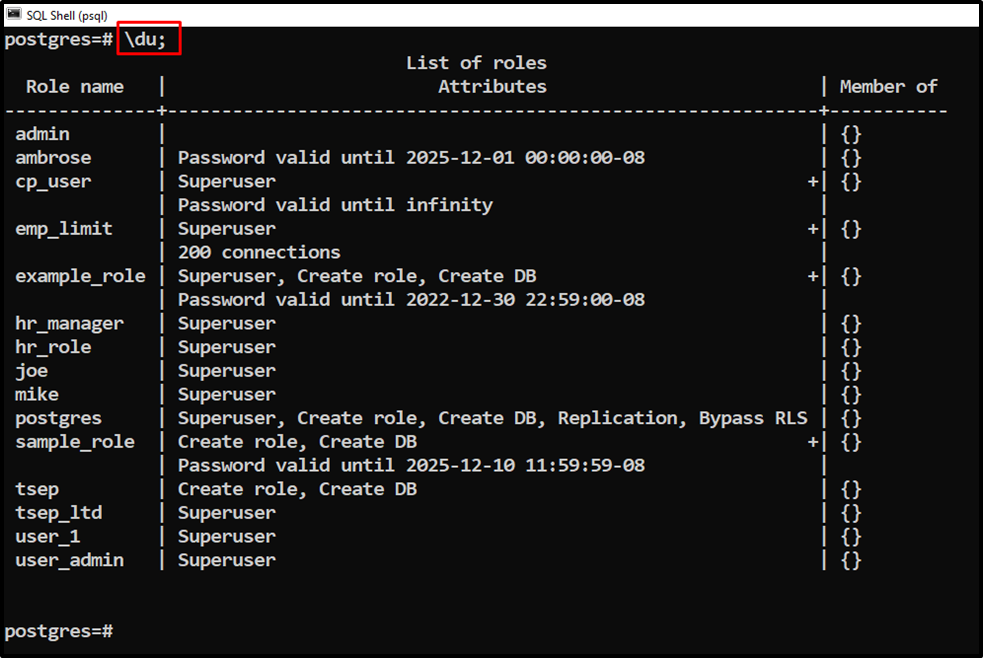 PostgreSQL List Users Databases Schemas Tables CommandPrompt Inc 