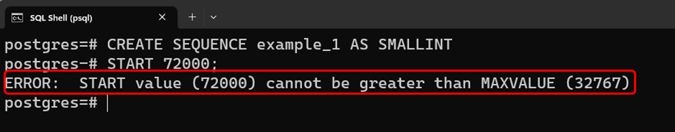 How To Fix Sequence Start Value Cant Be Greater Than Maxvalue” Error In Postgresql