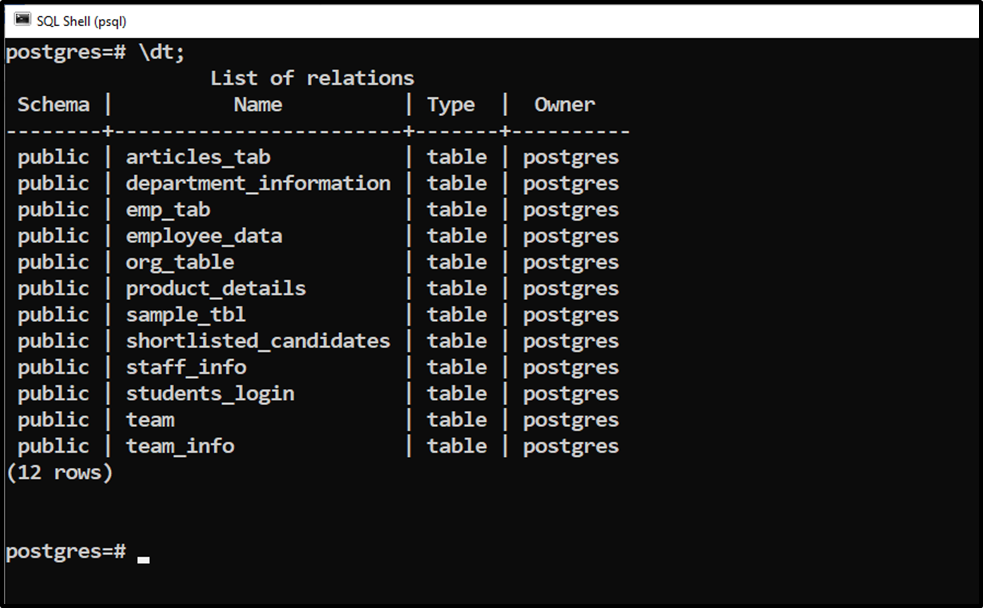 How To Drop All Tables In PostgreSQL CommandPrompt Inc 