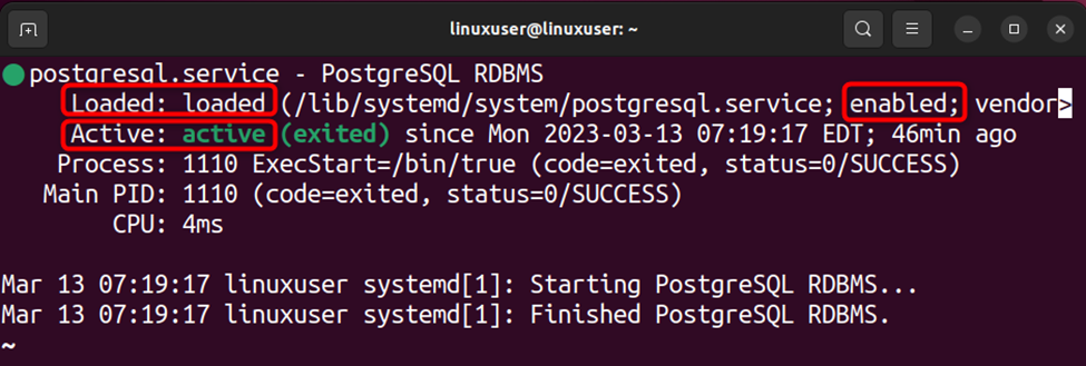 How To Check PostgreSQL Service Status In Linux Ubuntu N N N N CommandPrompt Inc 