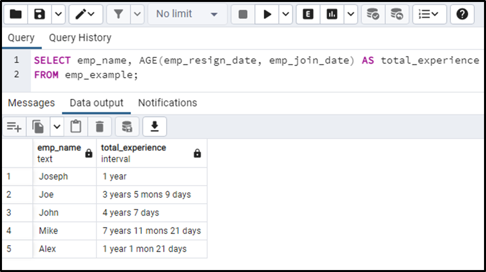 How To Find The Interval Between Two Dates In PostgreSQL N N N N 
