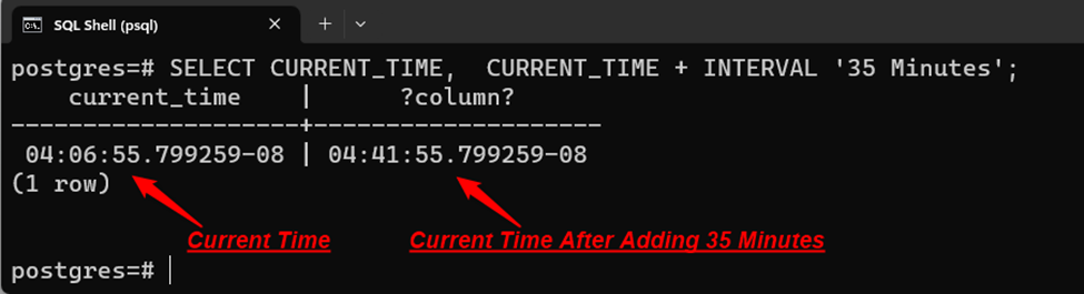 How To Add Minutes To A Time In PostgreSQL CommandPrompt Inc 