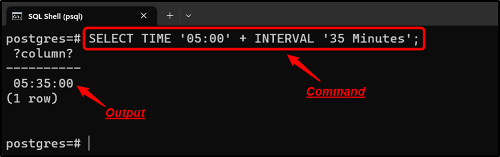 How To Add Minutes To A Time In PostgreSQL CommandPrompt Inc 