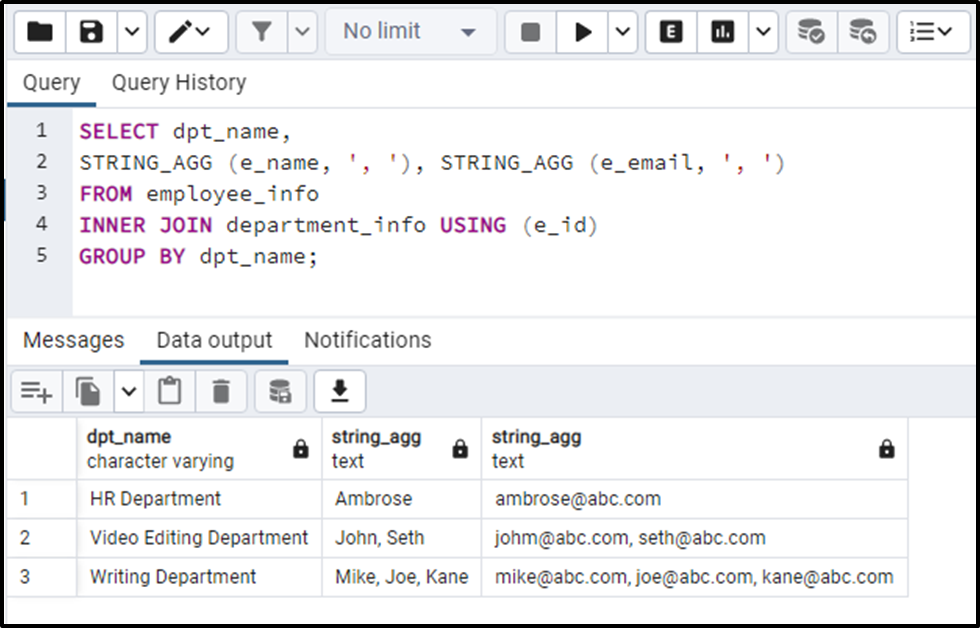 PostgreSQL STRING AGG Function With Examples CommandPrompt Inc 
