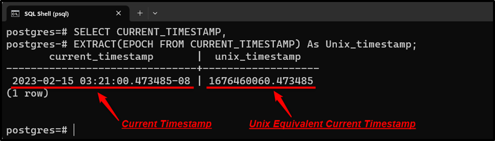 How To Get The Unix Timestamp In PostgreSQL CommandPrompt Inc 