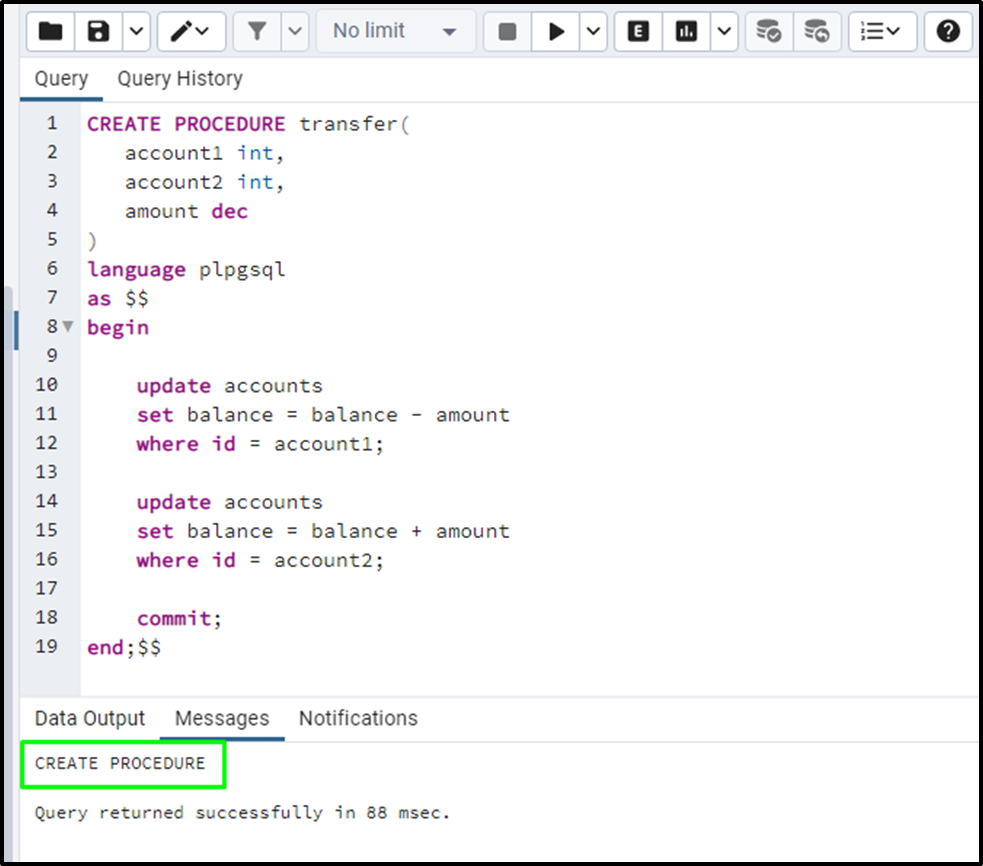 The CREATE PROCEDURE Statement In PostgreSQL CommandPrompt Inc 